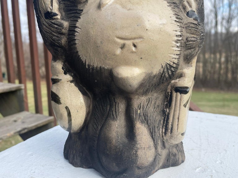 Old Japanese Garden Folk Hero Tanuki Handmade Big Belly at 1stDibs