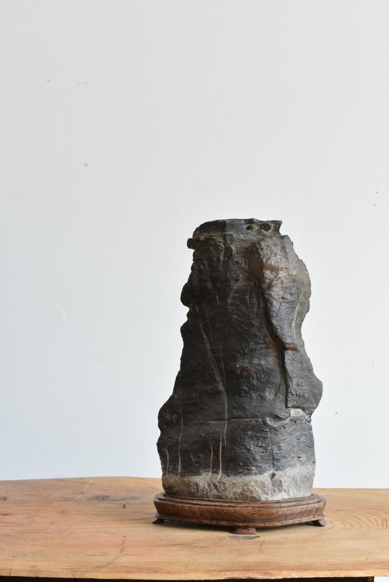 Old Japanese Scholar's Stone, Appreciation Stone at 1stDibs