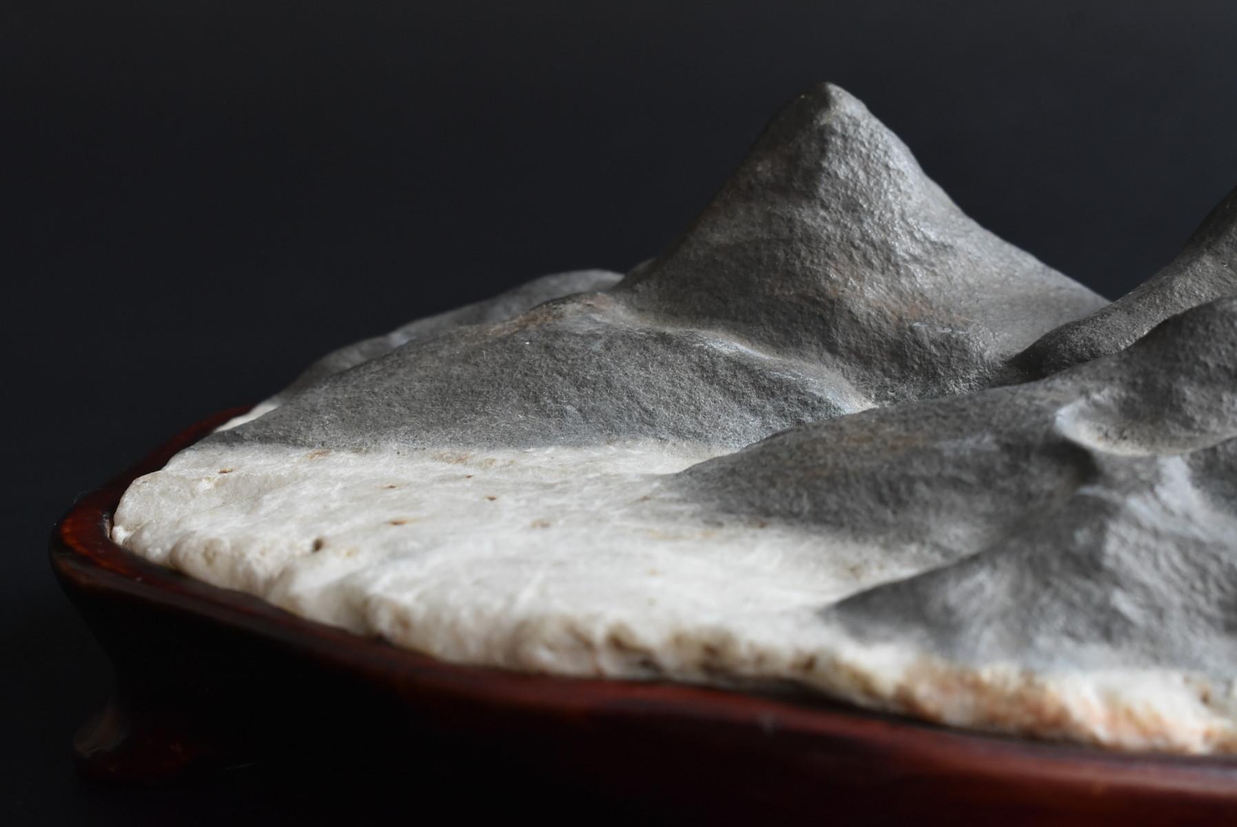 Old Japanese Scholar's Stone / "Makkou-Stone" / Carved Ornamental Stone ...