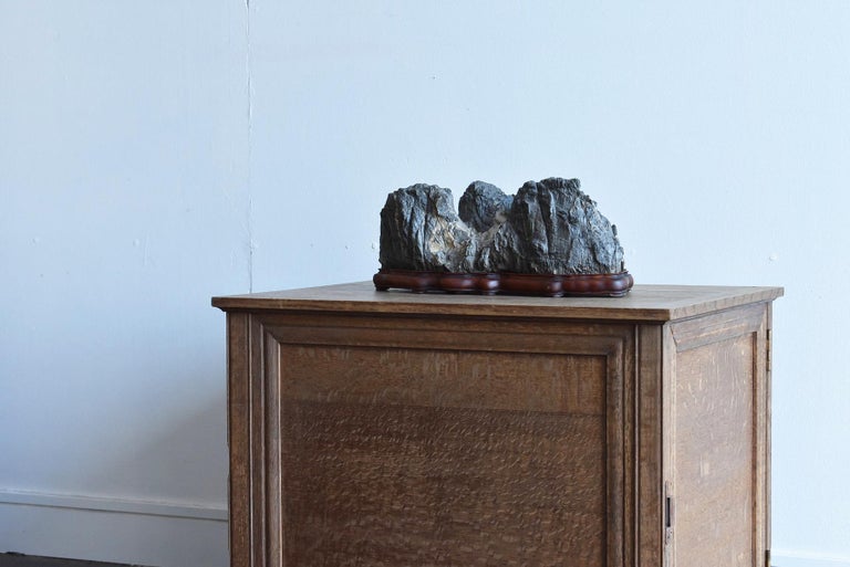 Old Japanese Scholar's Stone / Wonderful Natural Stone / Carved ...