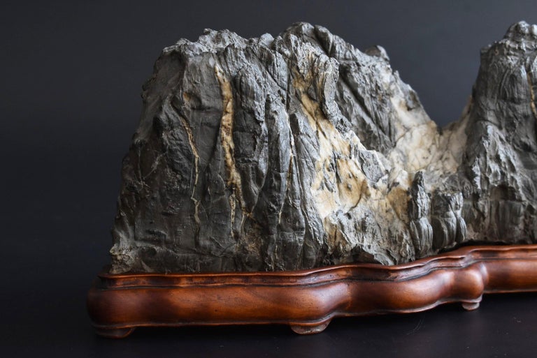 Old Japanese Scholar's Stone / Wonderful Natural Stone / Carved ...