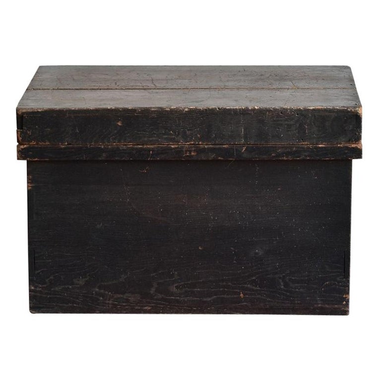 Old Japanese Wooden Box Edo-Meiji Period 1800-1900 / Antique Storage ...