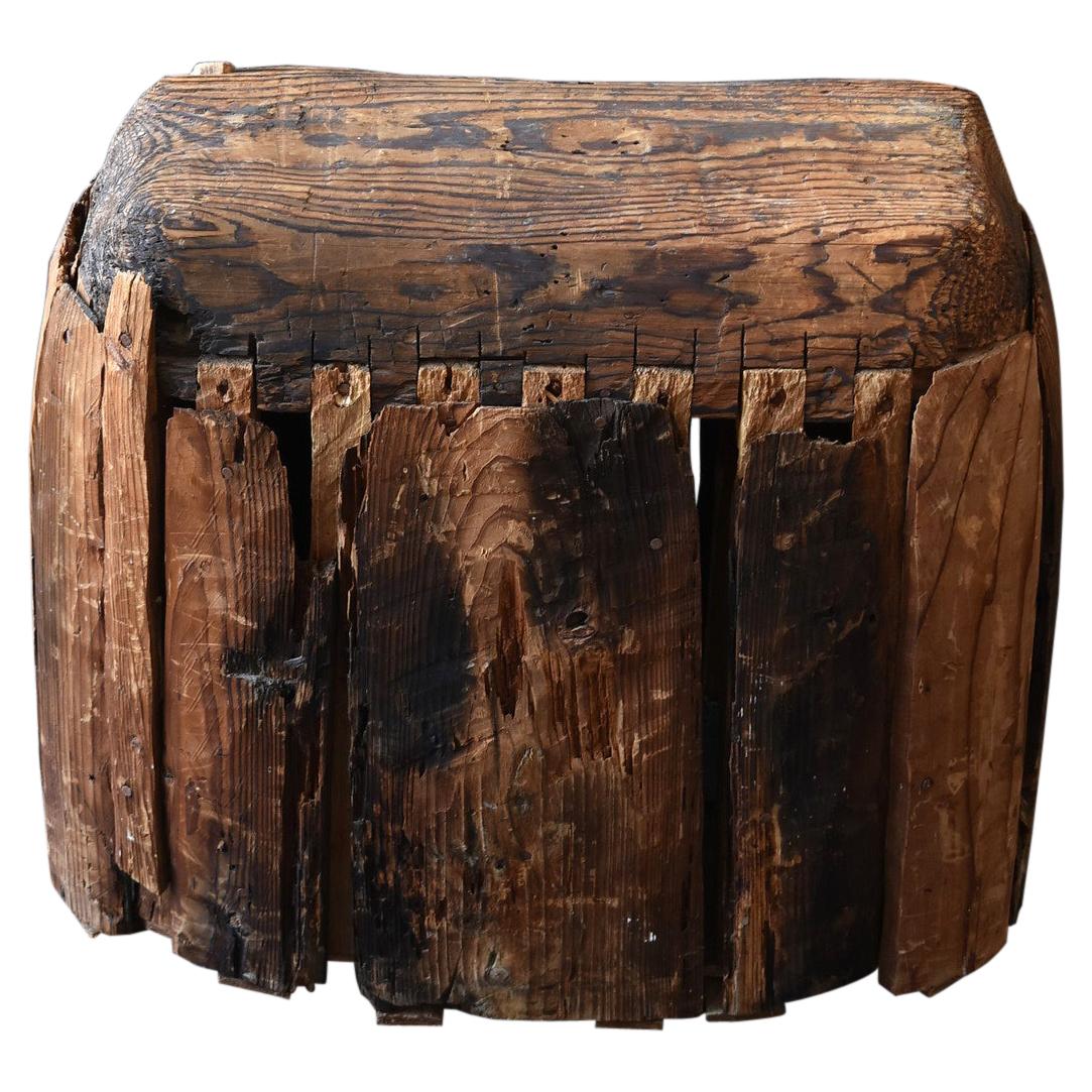 Old Japanese Wooden Chair/Stool/Wooden Mold/Showa Period at 1stDibs