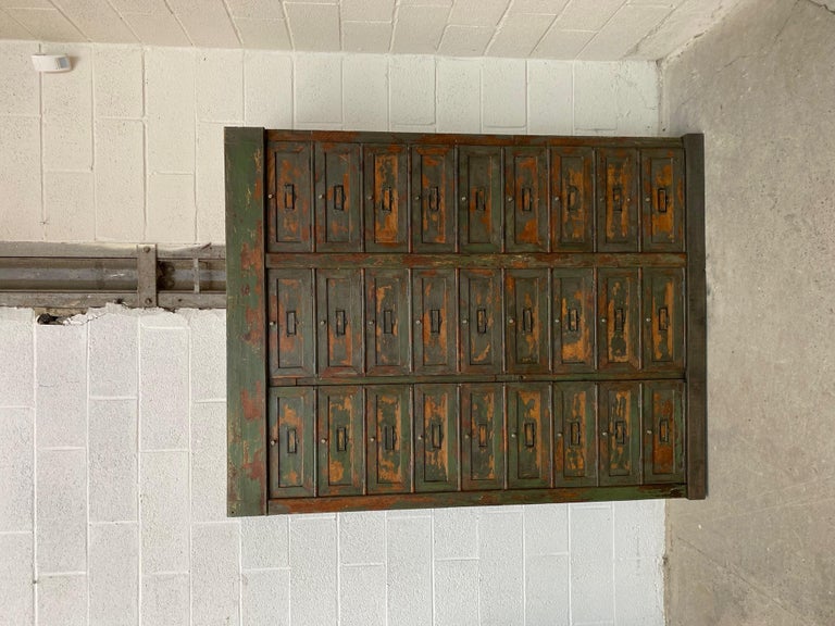 Old large valve cabinet For Sale at 1stDibs