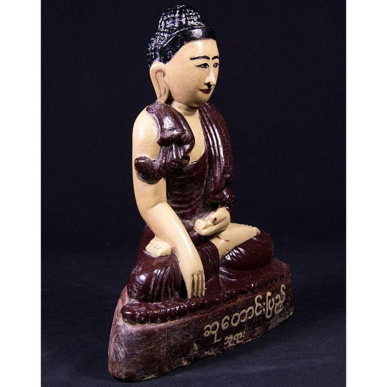 Old Limestone Buddha Statue from Burma For Sale at 1stDibs