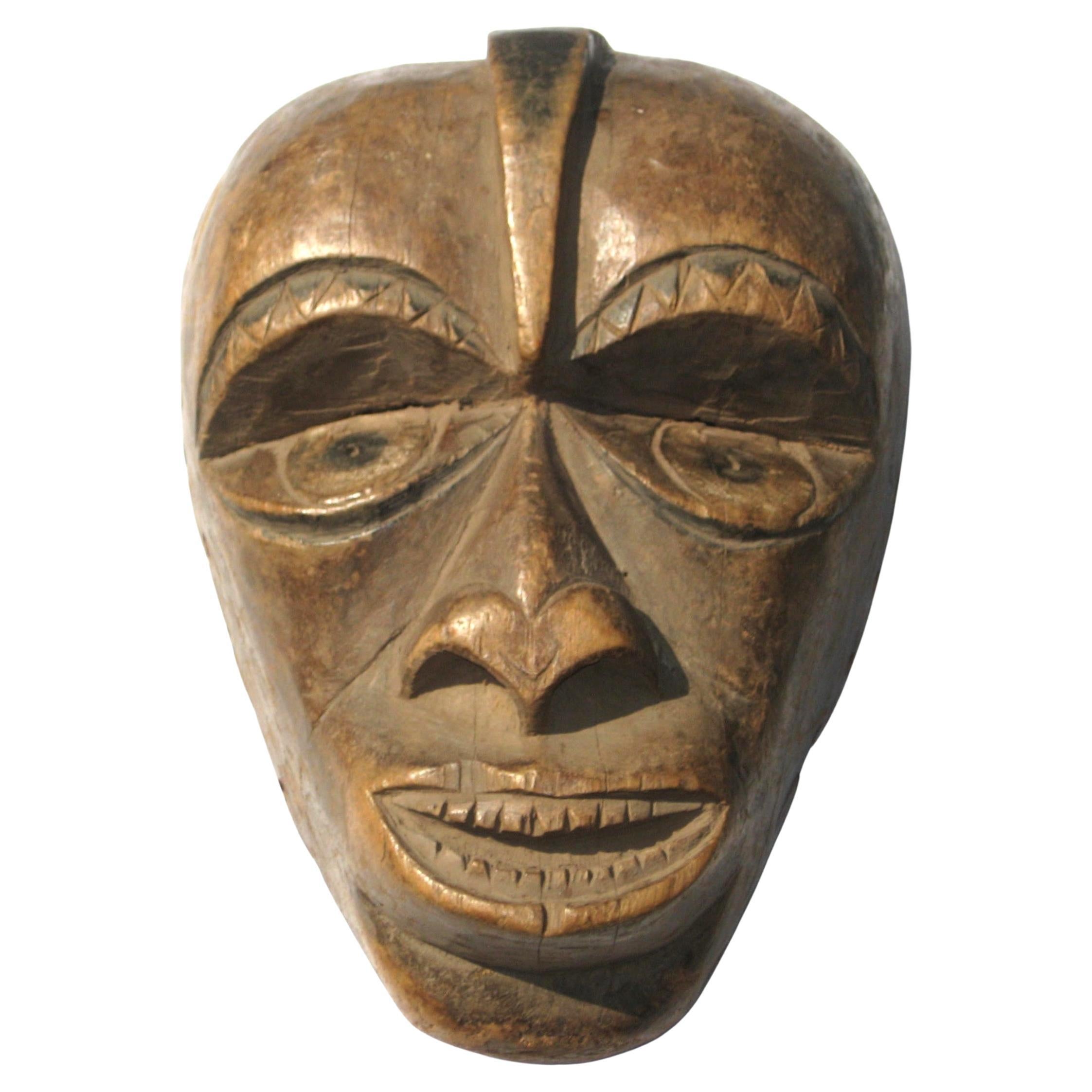 Kuba Tribal Helmet Mask with Horns, Democratic Republic of Congo For ...