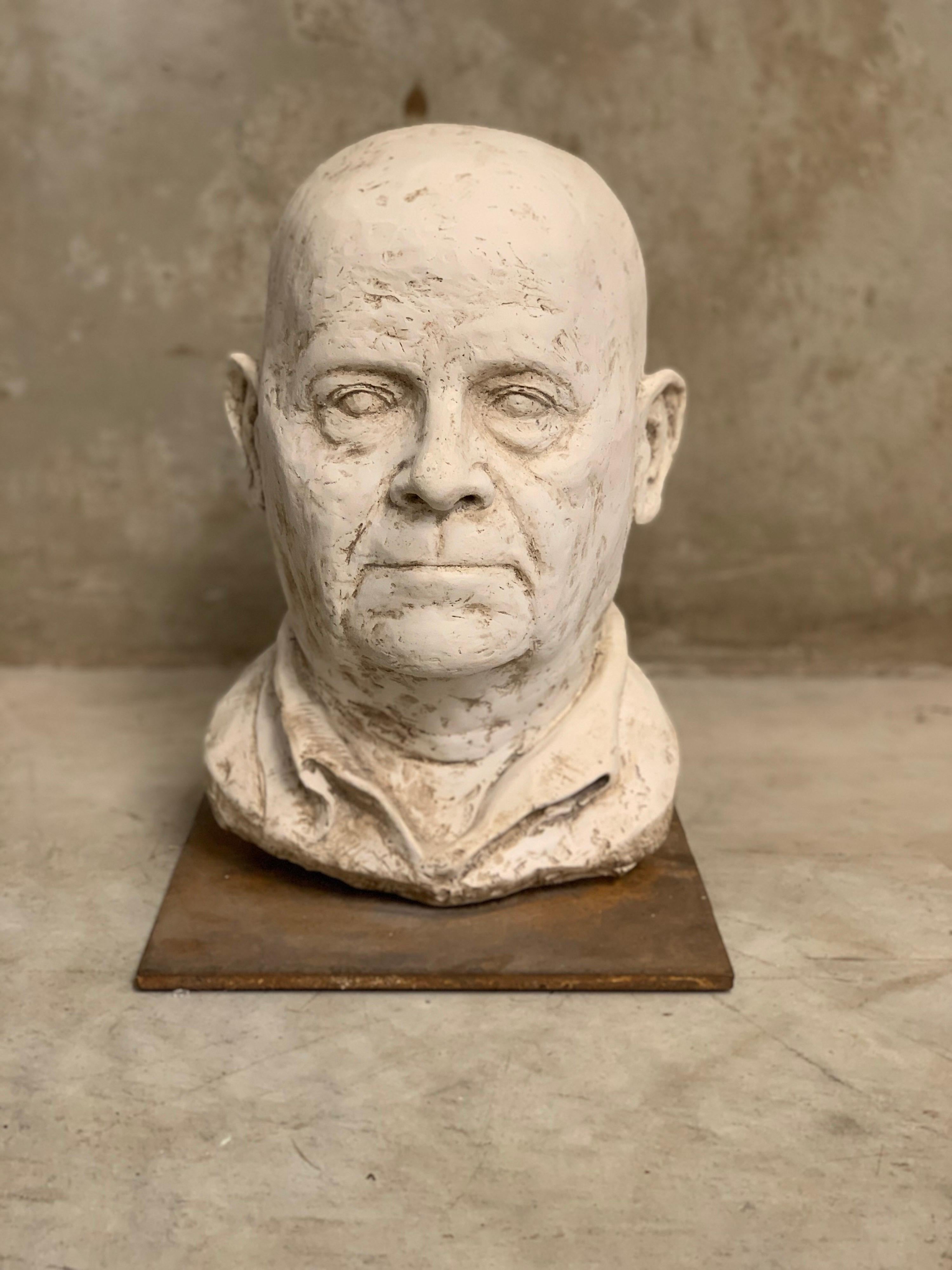 "Old Man" Beautiful sculpture, lifesize made of clay at 1stDibs | old ...