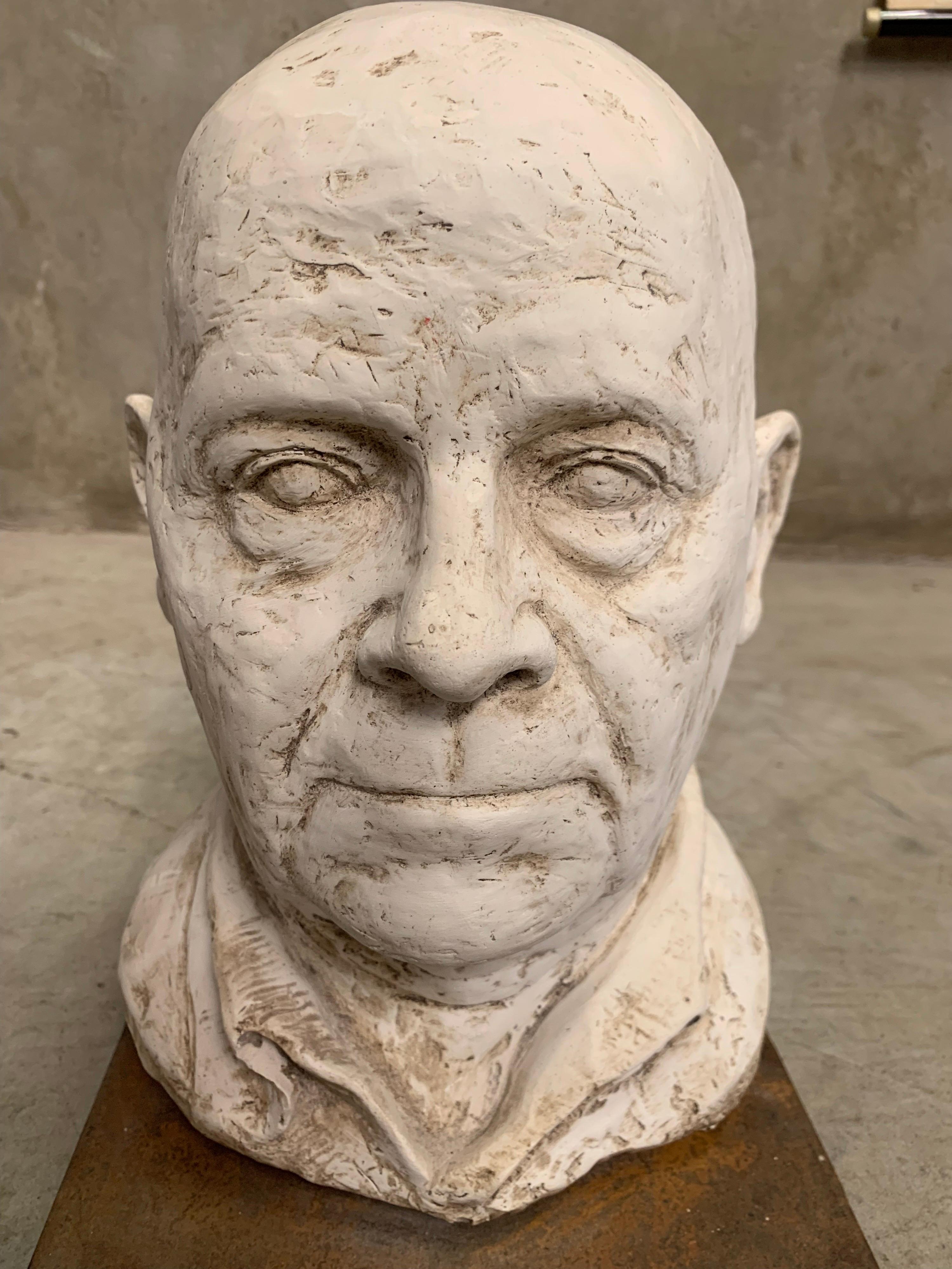 "Old Man" Beautiful sculpture, lifesize made of clay at 1stDibs | old ...