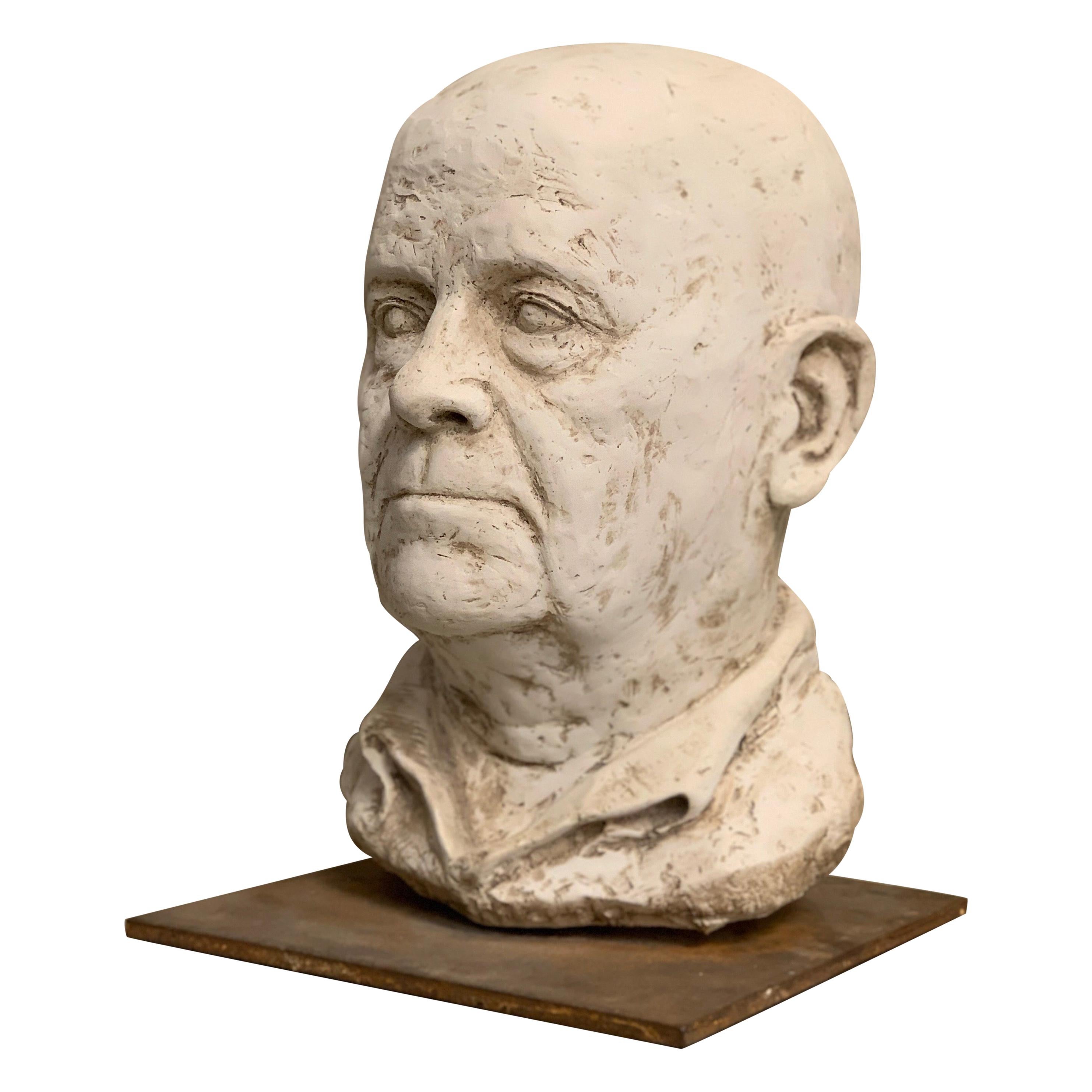 "Old Man" Beautiful sculpture, lifesize made of clay at 1stDibs | old ...