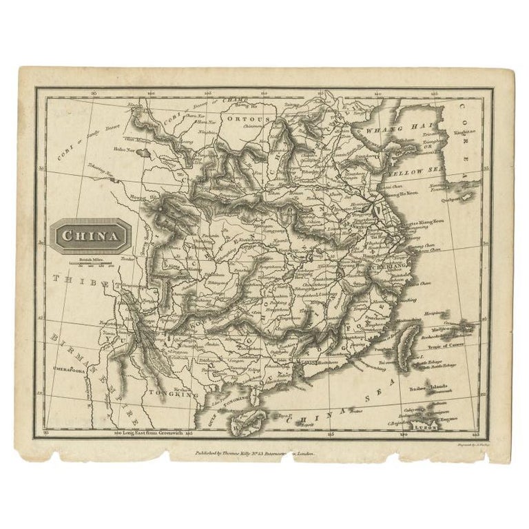 Old Map of the Mainland of China and the Islands of Formosa or Taiwan ...