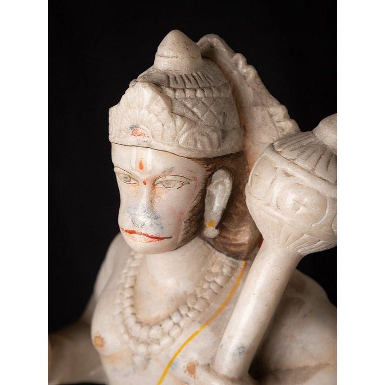 Old Marble Hanuman Statue from India For Sale at 1stDibs