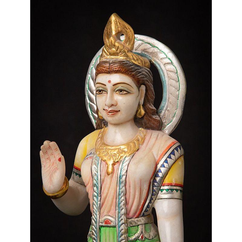 Old Marble Parvati Statue from India For Sale at 1stDibs