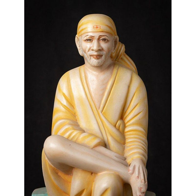 Old Marble Sai Baba Statue from India For Sale at 1stDibs