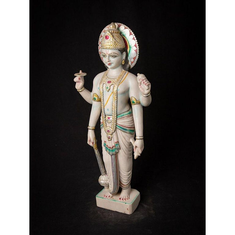 Old Marble Vishnu Statue from India For Sale at 1stDibs