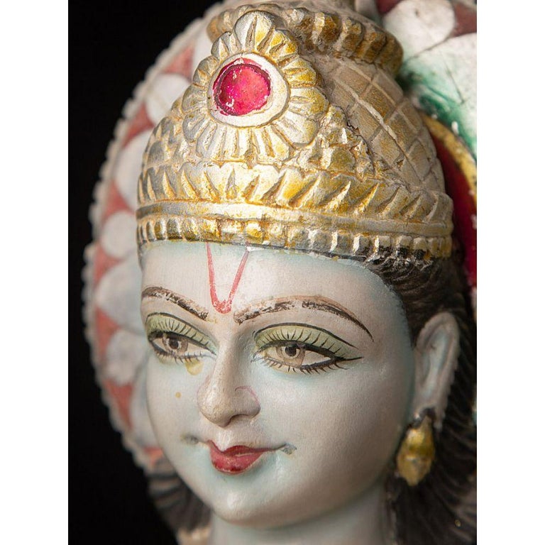 Old Marble Vishnu Statue from India For Sale at 1stDibs