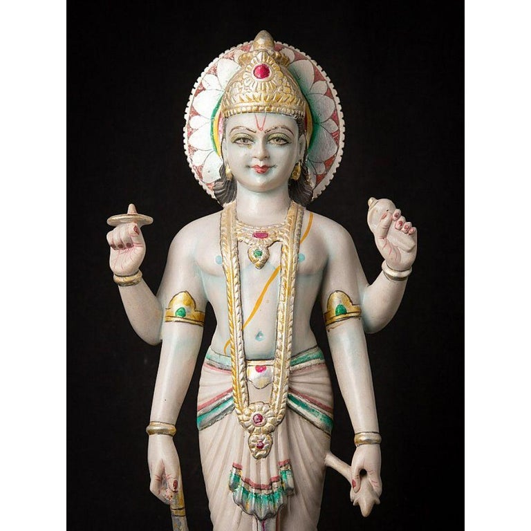 Old Marble Vishnu Statue from India For Sale at 1stDibs