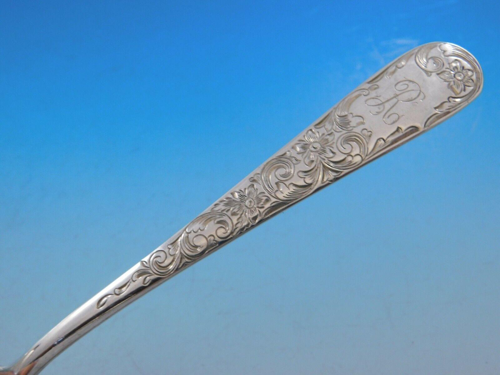 Old Maryland Engraved by Kirk Sterling Silver Flatware Set 142 pcs Mono ...