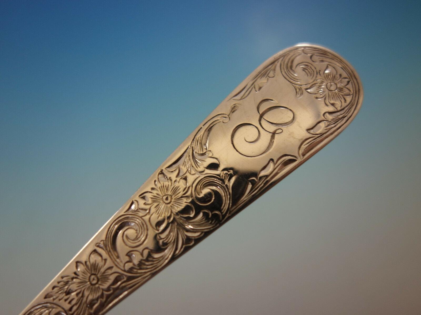 Old Maryland Engraved Kirk Sterling Silver Flatware Set 8 Service ...