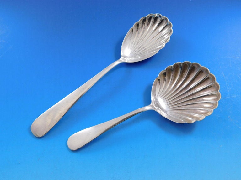 Old Maryland Plain by Kirk Sterling Silver Flatware Set Service 74 Pcs ...