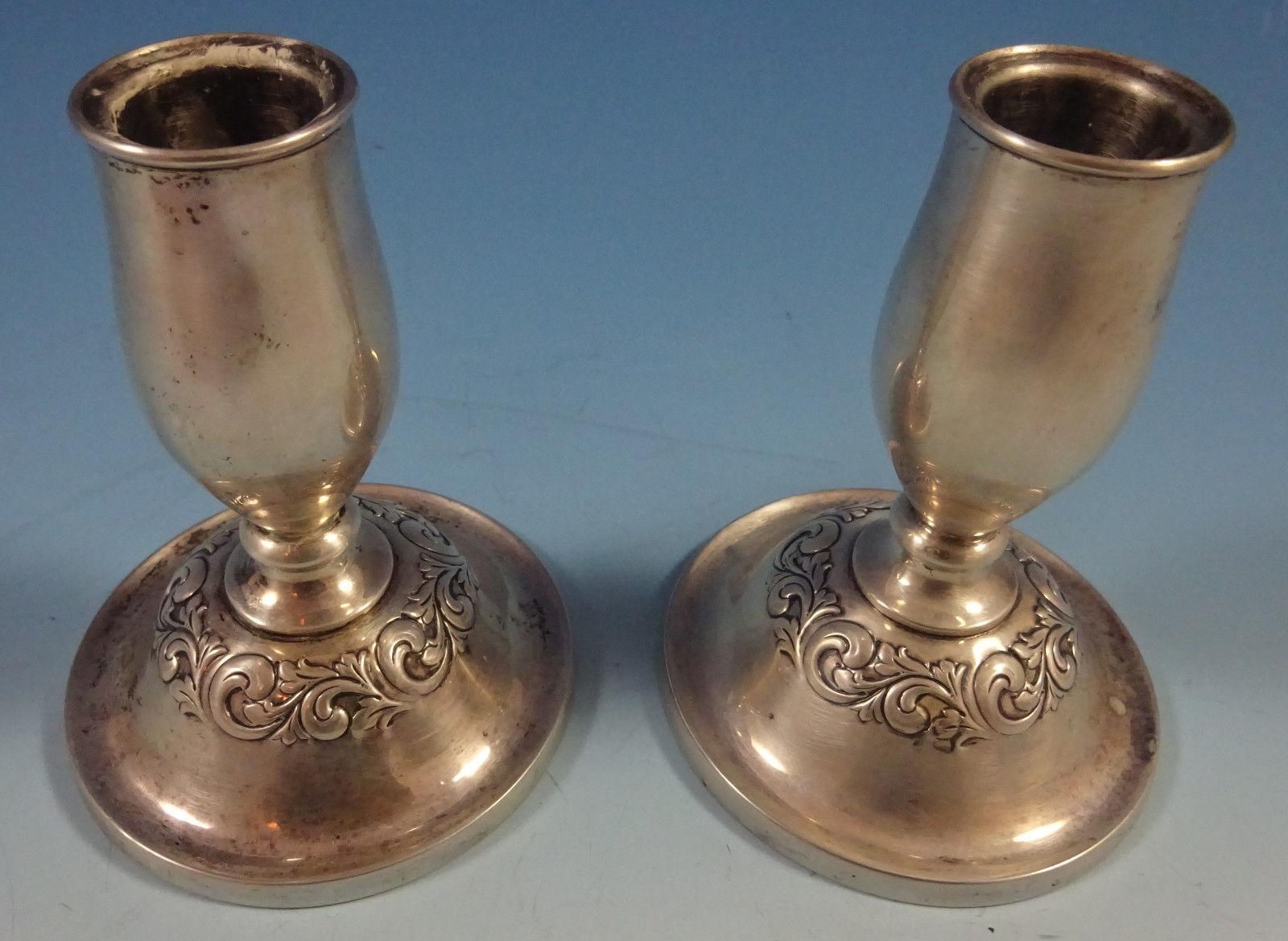 Old Master by Towle Sterling Silver Candlestick Pair #230 For Sale at ...