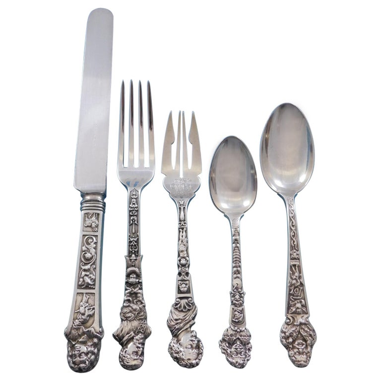 Old Masters by Gorham Sterling Silver Silverware Service Dinner Set ...