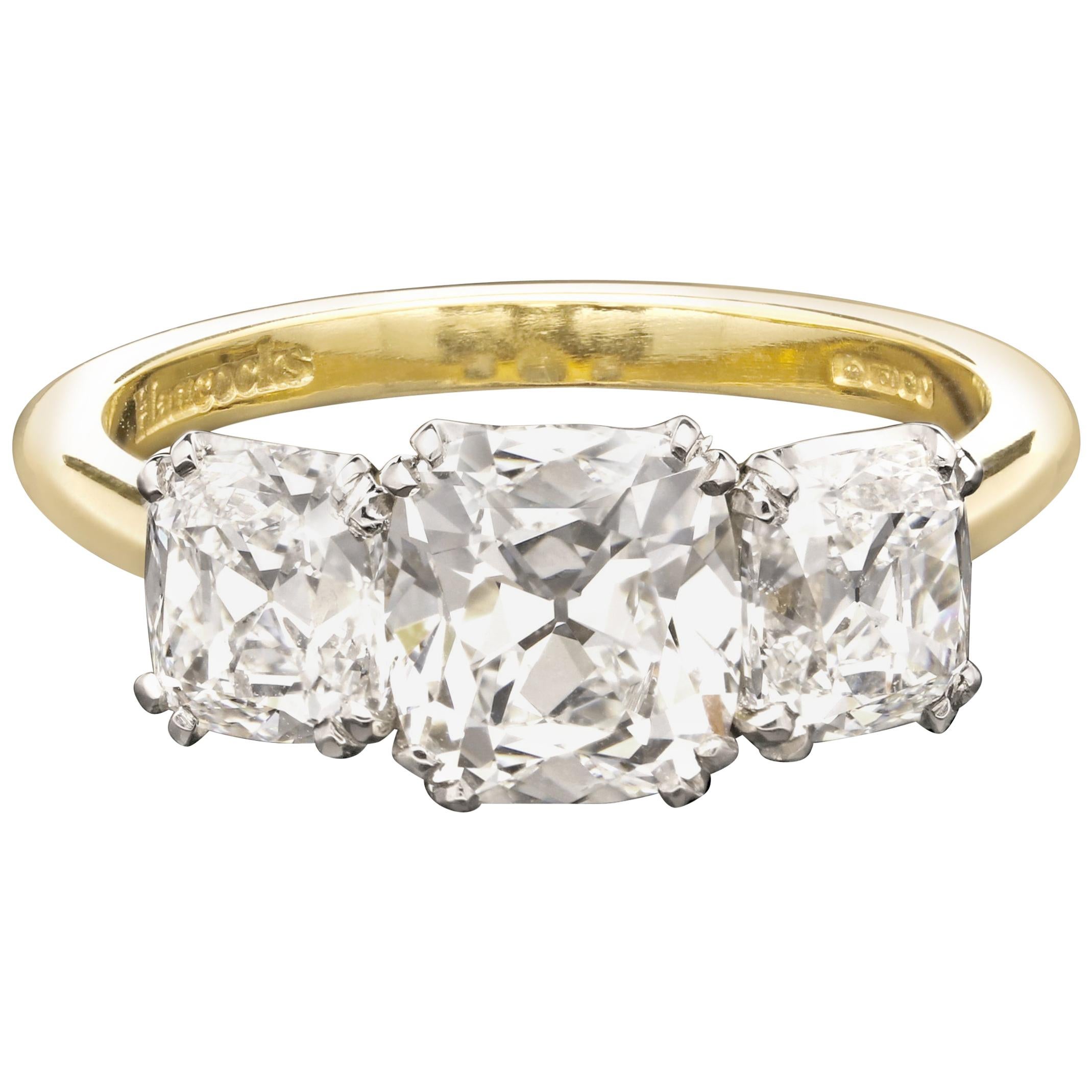 Victorian 0.70 Carat Old Cut Diamond Solitaire Ring For Sale at 1stDibs
