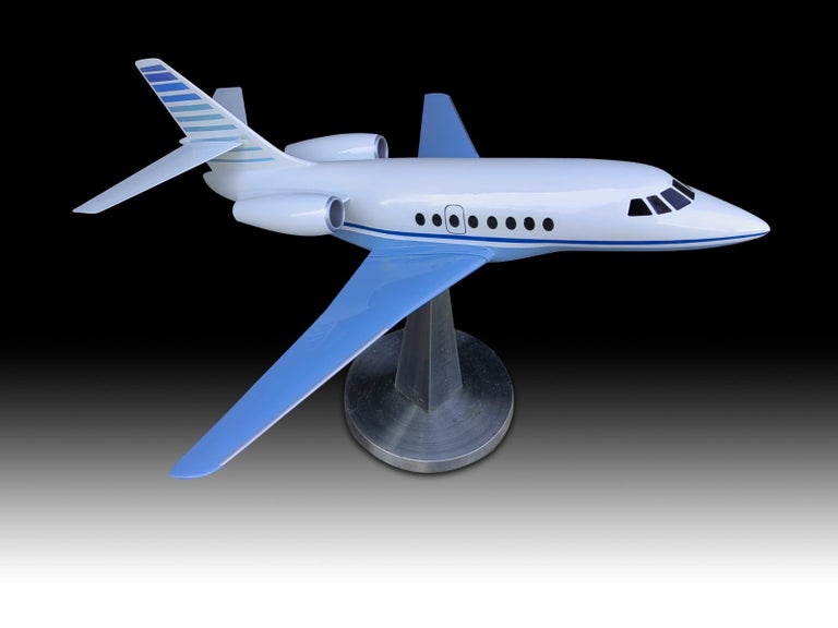 Old Model of a Private Plane Falcon, 20th Century For Sale at 1stDibs