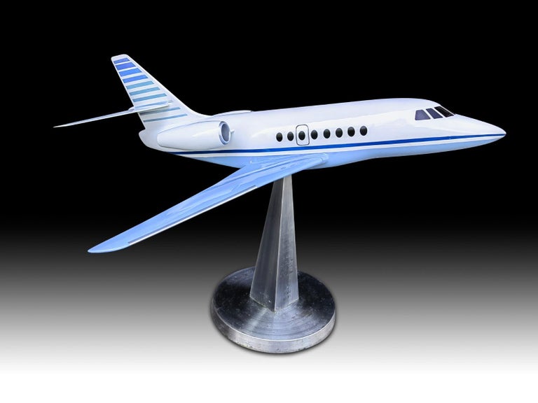 Old Model of a Private Plane Falcon, 20th Century For Sale at 1stDibs