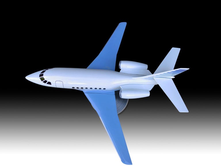 Old Model of a Private Plane Falcon, 20th Century For Sale at 1stDibs
