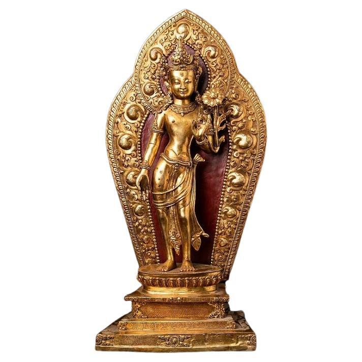 High Quality Nepali Bronze Buddha Statue from Nepal For Sale at 1stDibs