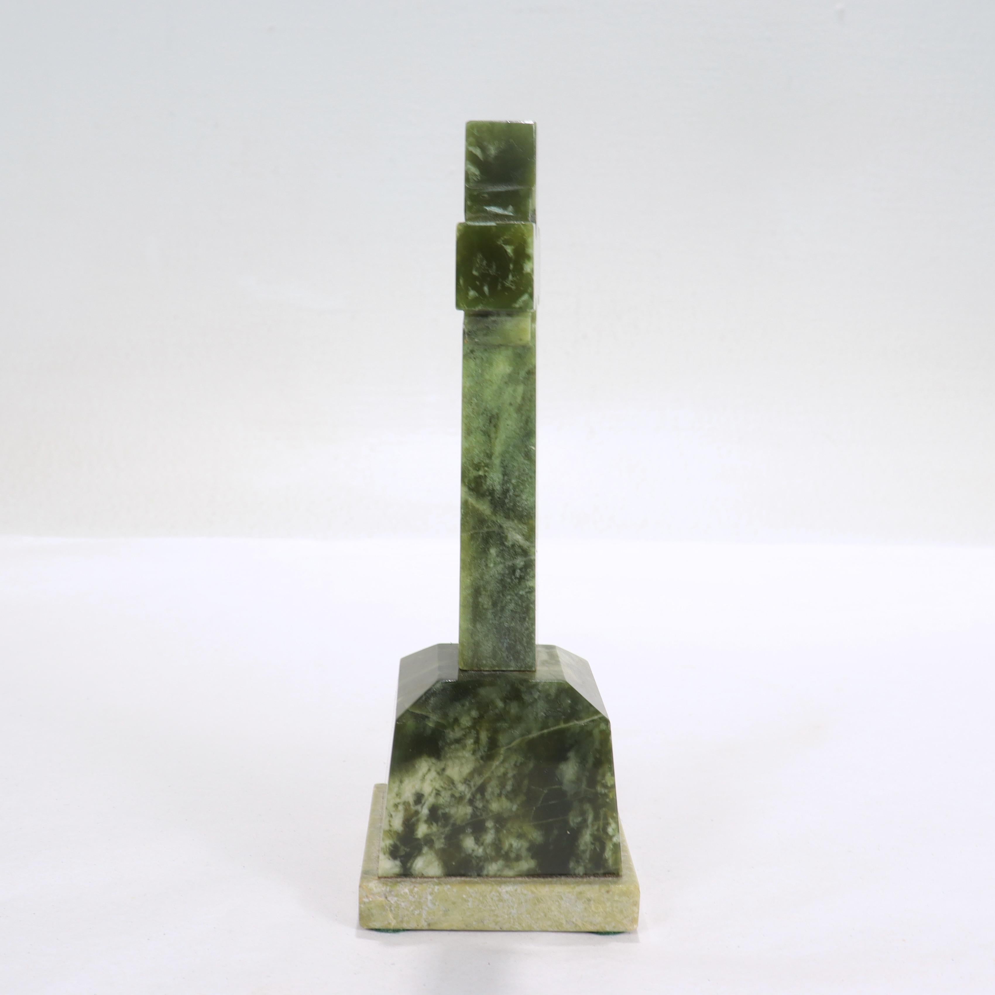 Old or Antique Carved Serpentine Hardstone Celtic Cross at 1stDibs
