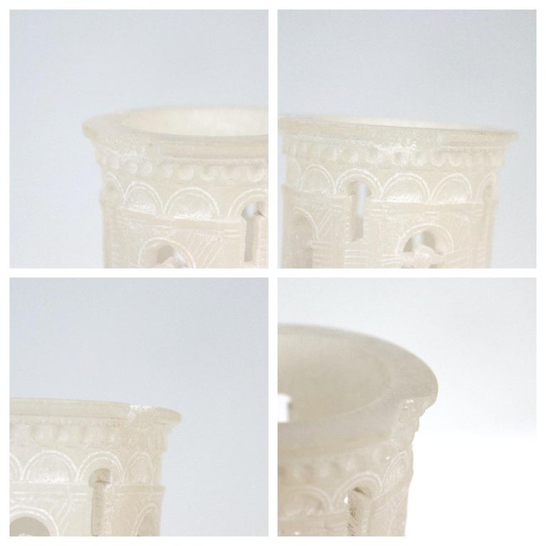 Old or Antique Grand Tour Style Alabaster Leaning Tower of Pisa ...