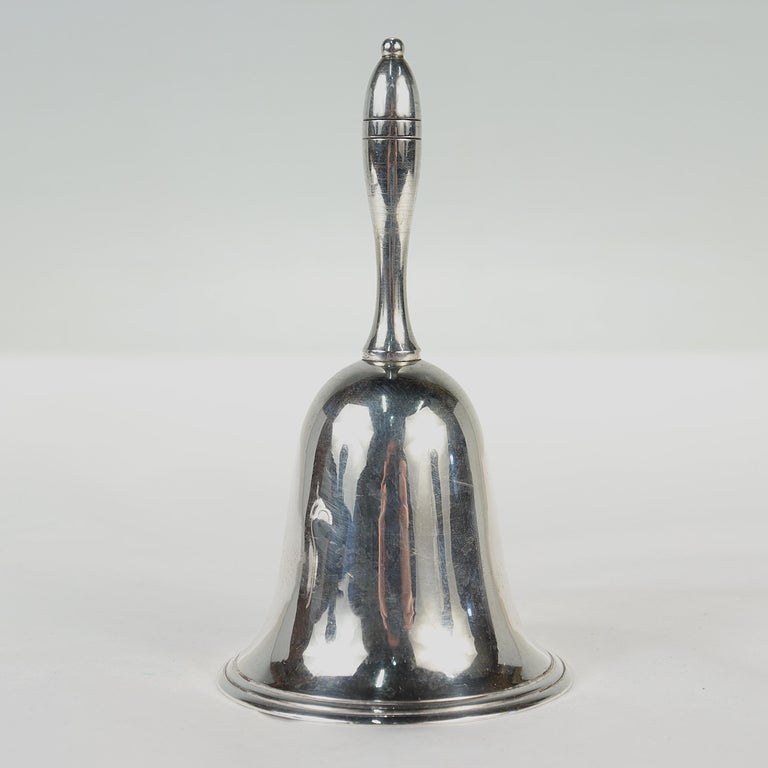 Old or Antique Japanese 950 Sterling Silver Table Bell For Sale at 1stDibs