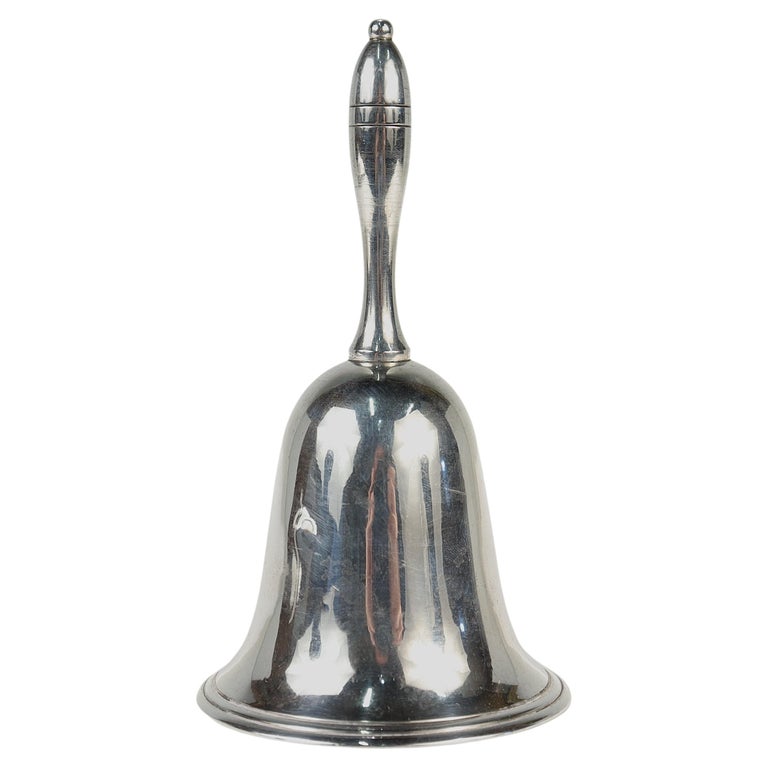 Old or Antique Japanese 950 Sterling Silver Table Bell For Sale at 1stDibs