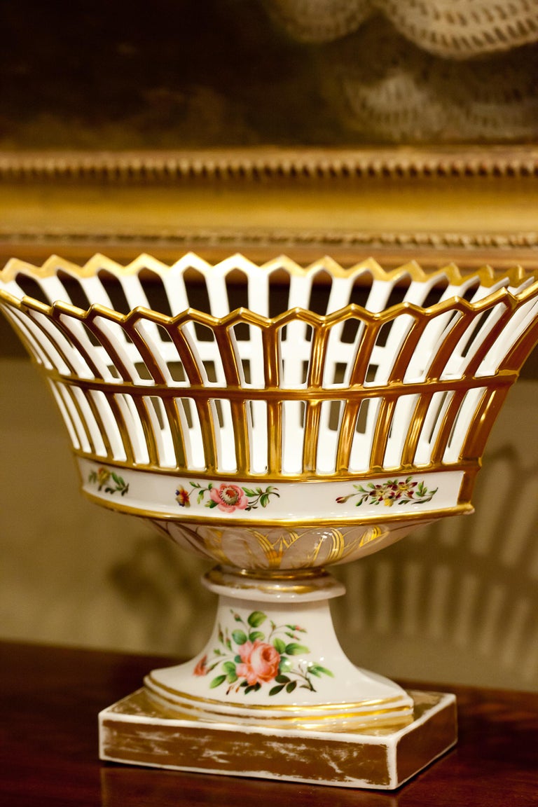Old Paris Porcelain Reticulated Compote, Paris, circa 1815 For Sale at ...