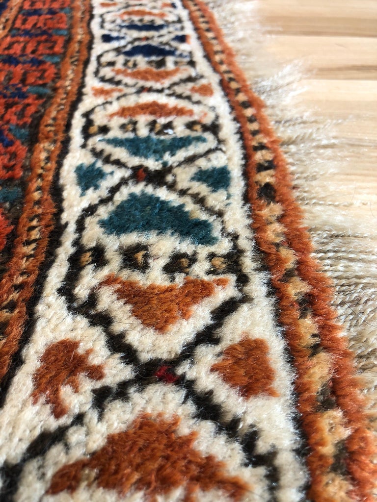 Old Persian Rug by the Afshari Tribes from the South of Iran, 1940s For ...