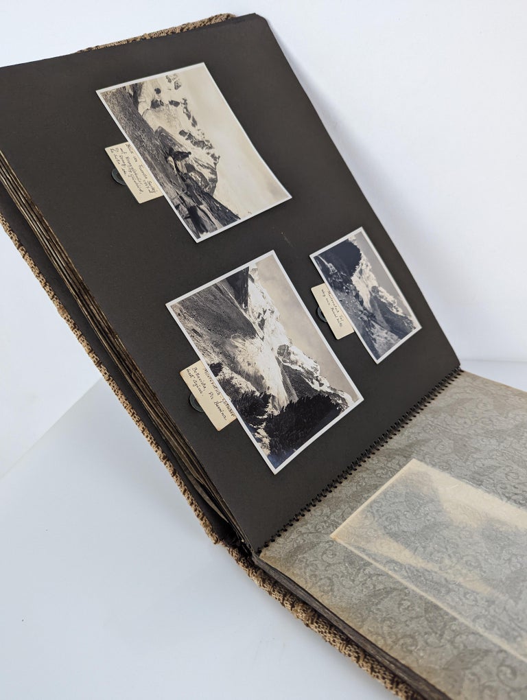 Old Photographic Album of Switzerland, Peaks, St Moriz, Zurich, Etc ...