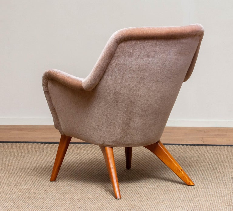 Old Pink Pedro Chair by Carl Gustaf Hiort Af Ornäs for Puunveisto Oy ...