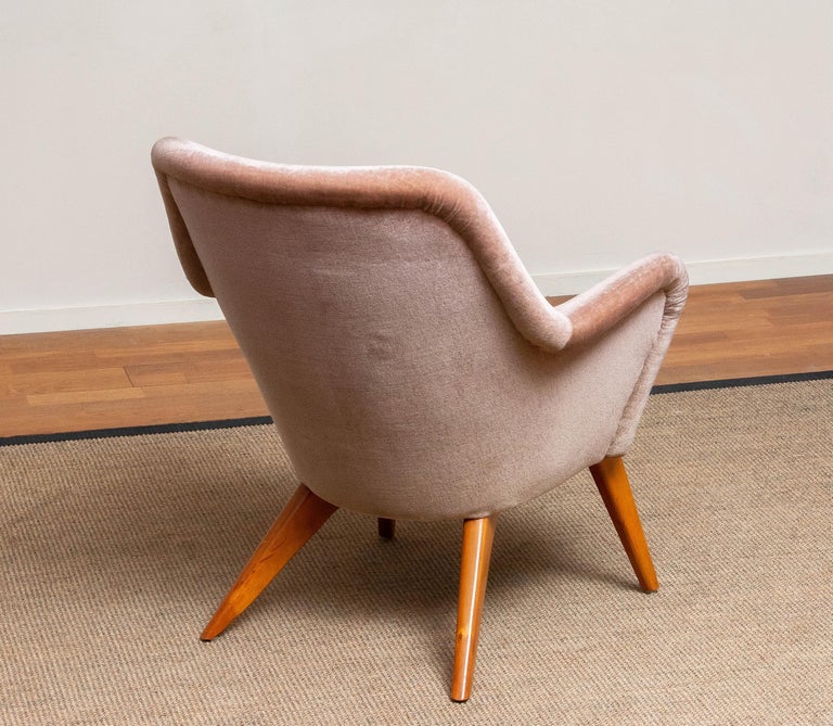 Old Pink Pedro Chair by Carl Gustaf Hiort Af Ornäs for Puunveisto Oy ...