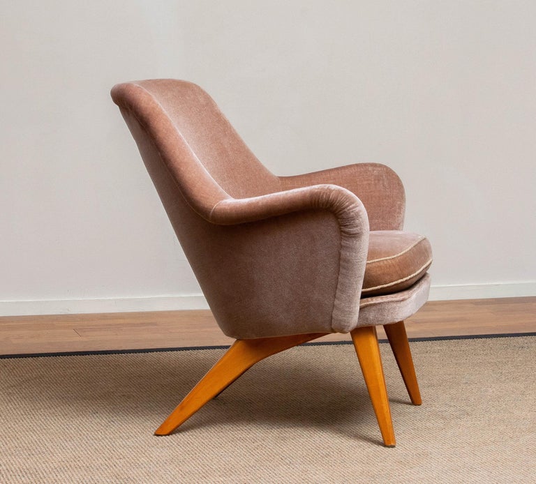 Old Pink Pedro Chair by Carl Gustaf Hiort Af Ornäs for Puunveisto Oy ...