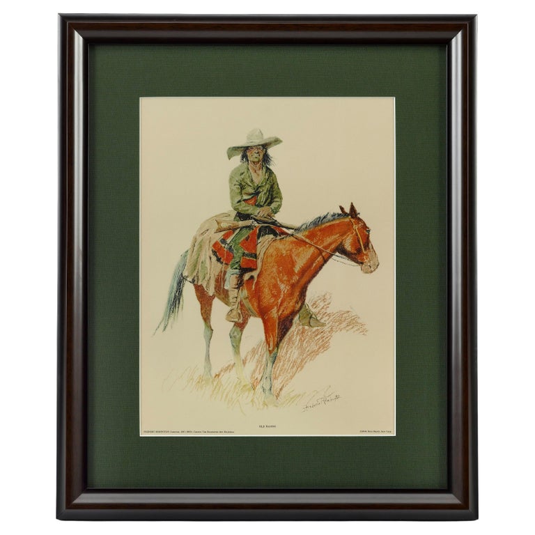"Old Ramon" Frederic Remington Chromolithograph, Circa 1956 For Sale at ...