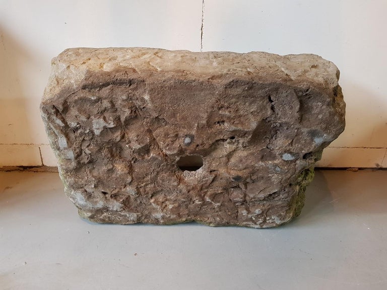 Old Rough Handcut Stone Water or Feed Trough, Nice as a Planter For Sale at 1stDibs