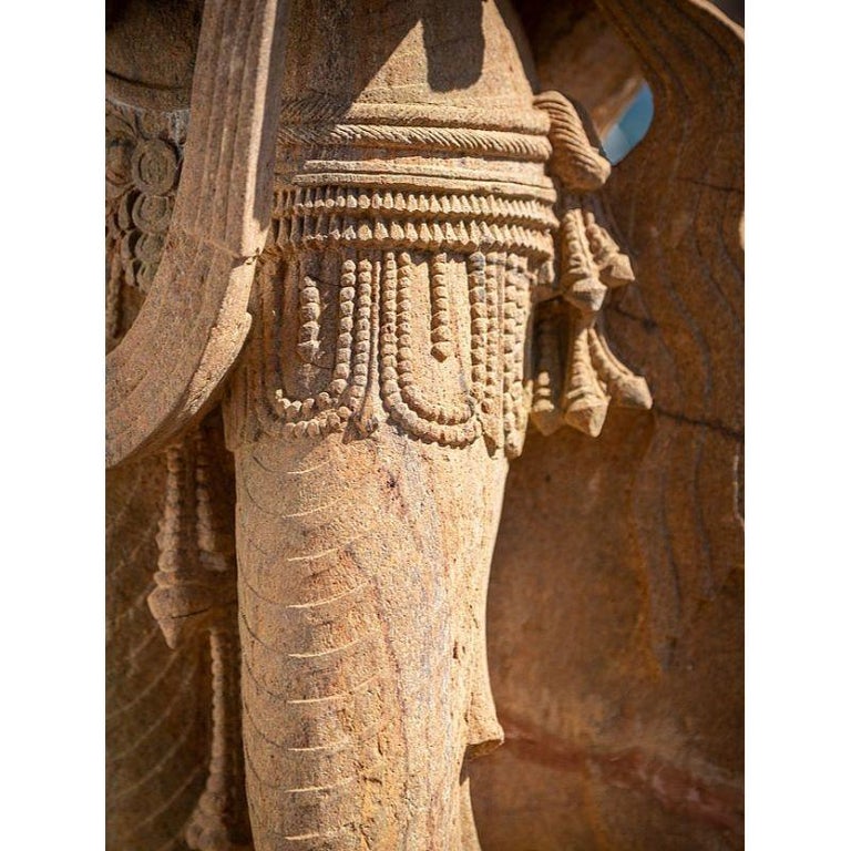 Old Sandstone Absara Lady Statue from India For Sale at 1stDibs