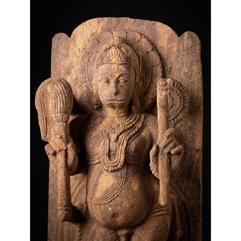 Old Sandstone Hanuman Statue from India For Sale at 1stDibs