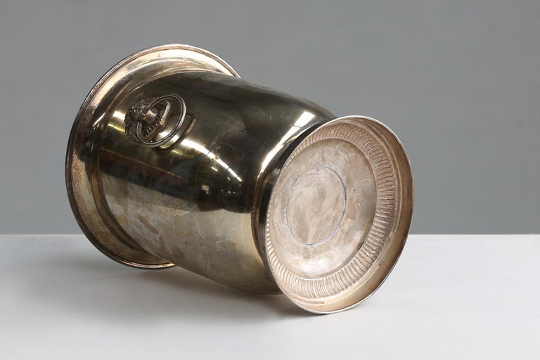 Old Silver Plated Ice Bucket Ca.1900 For Sale at 1stDibs