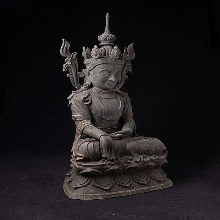 Old sitting Buddha from Burma For Sale at 1stDibs