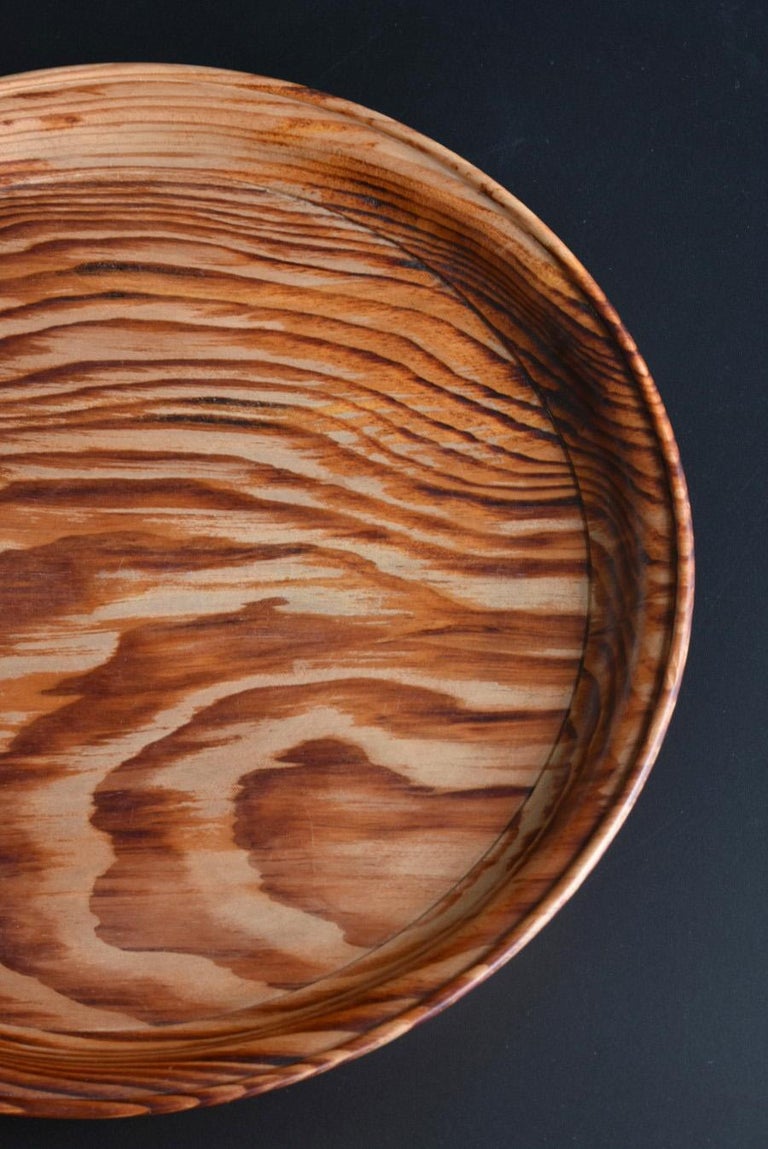 Old Tray Made of Japanese Pine Wood / 1930-1960 / Showa Period For Sale ...
