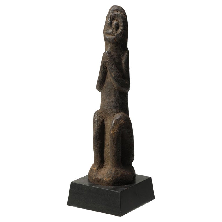 Old Tribal Stone Squatting Spring Figure Nepal Early 20th Century ...