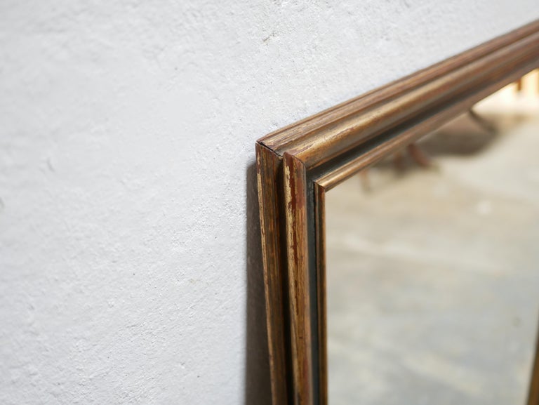 Old Wooden Mirror For Sale at 1stDibs