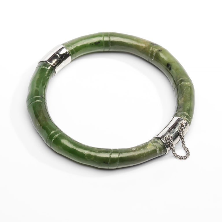 Older Nephrite Jade Bangle with Fine Finish at 1stDibs | how to polish ...